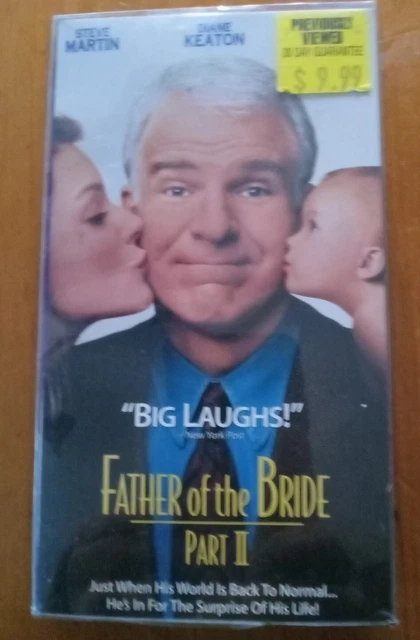 Father Of The Bride Part Ii Vhs 1996 Former Blockbuster Rental Tested £268 Picclick Uk