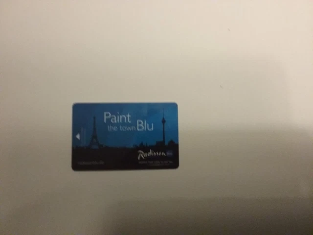 HOTELKARTE KEYCARD ZIMMERKARTE Hotel radissonblu.de, Rarität für Karten ...