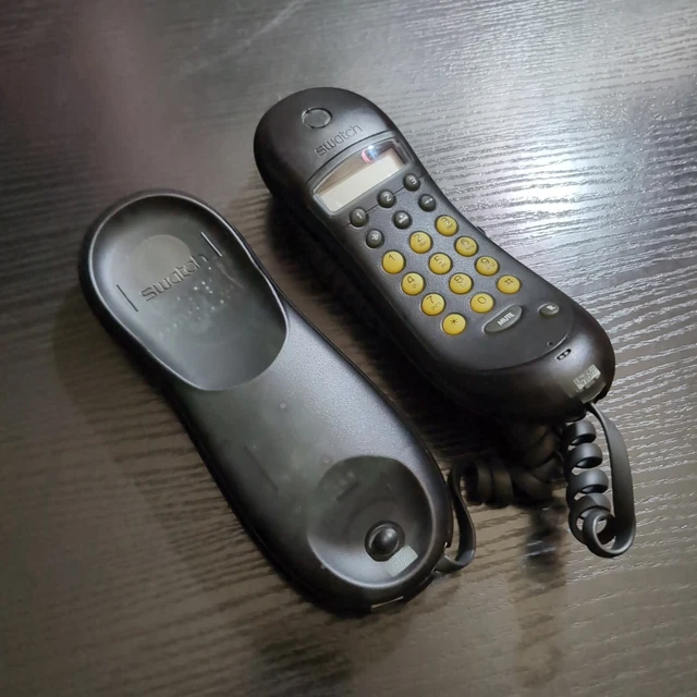 SWATCH TWINPHONE TWO1-XD Festnetz Telefon Vintage 1997 Sammlerstück RAR ...