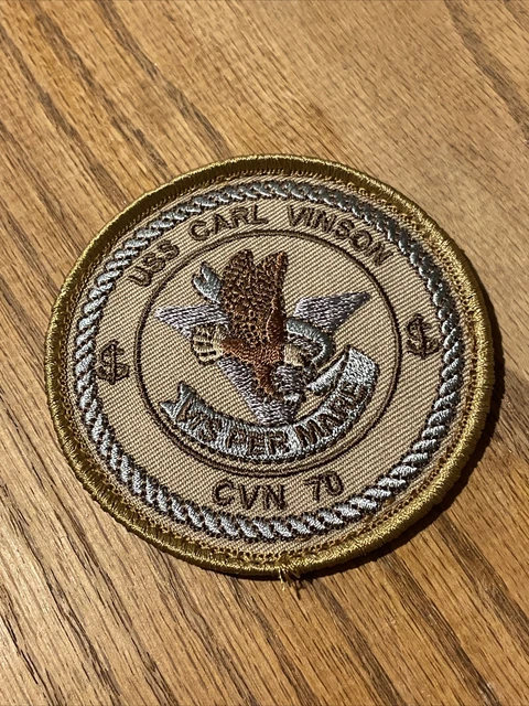 USS CARL VINSON CVN 70 patch logo rare boucle de crochet USN US Navy ...