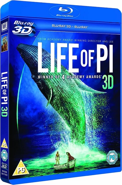 LIFE OF PI 3D - 3D & 2D Blu Ray - New & Sealed - Free UK P&P £7.99 ...