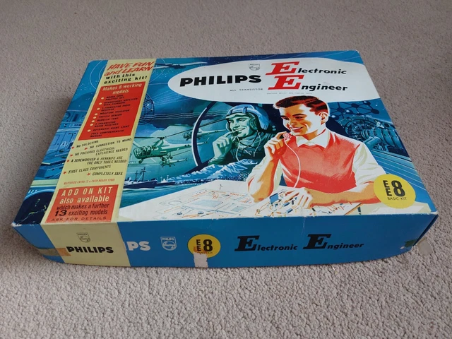 Philips Electronic Engineer Kit Ee8 A Vintage Collectable Toy From The