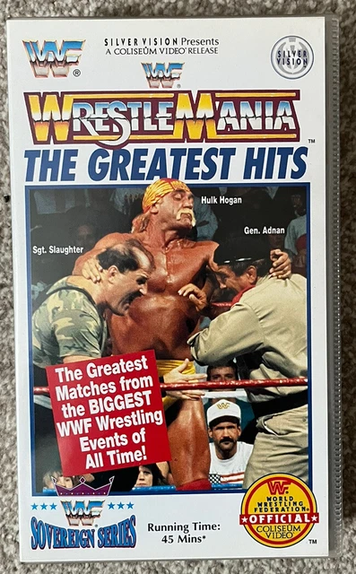 WWF SOVEREIGN SERIES. Wrestlemania The Greatest Hits VHS Video Tape ...