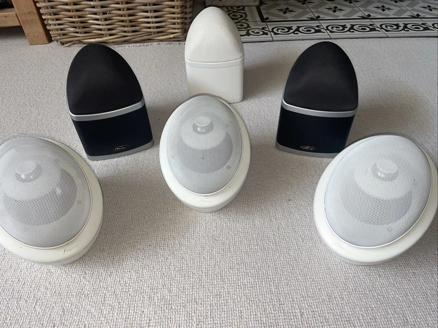 MIRAGE OMNISAT SPEAKERS HiFi home cinema Surround Sound 6 piece bundle ...