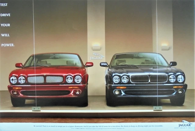 JAGUAR XJ V8 Poster Original Small Factory Poster 45cm x 30cm £8.66 ...