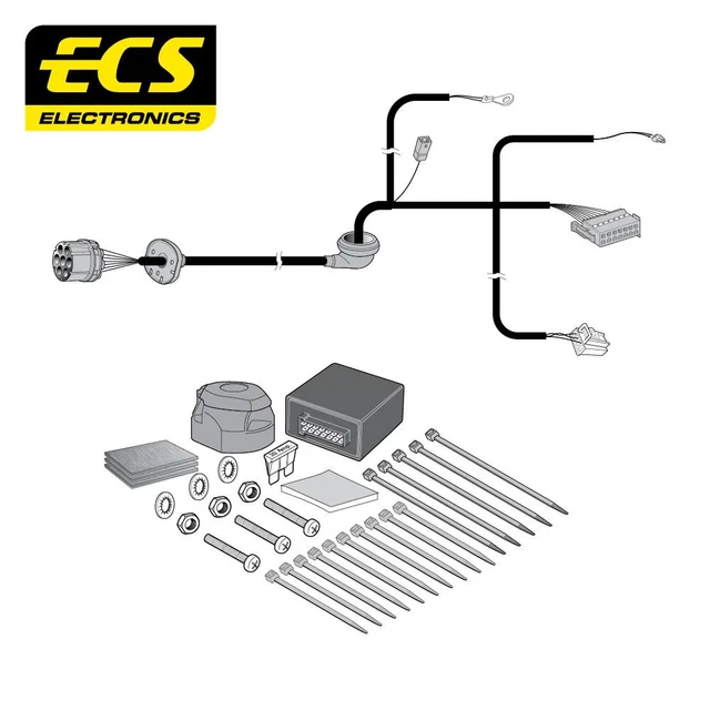 TOWBAR WIRING KIT 7 Pin MERCEDES C Class Coupe July 2018 - MB09907U £ ...