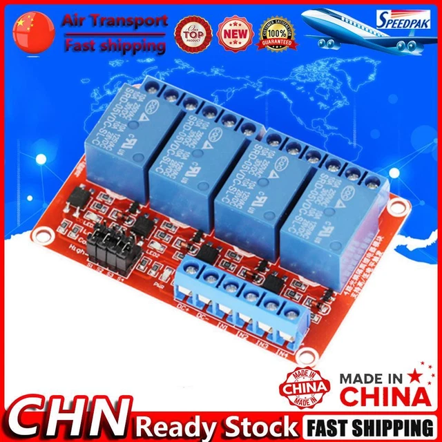 1/2/4/8 CHANNEL RELAY Module Board with Optocoupler 5V 12V 24V DC Relay ...