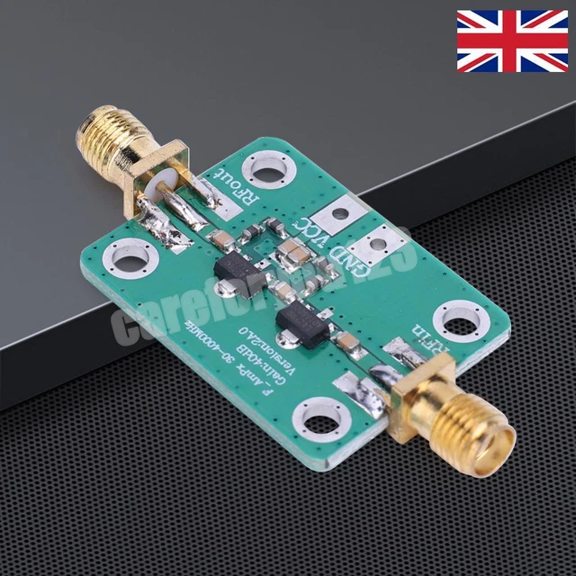 30-4000MHZ BROADBAND RF Signal Amplifier DC 5V RF Wideband Amplifier Gain 40dB - £6.47 - PicClick UK