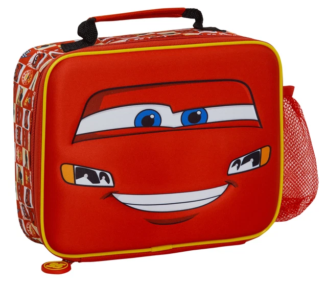 DISNEY CARS LUNCH Bag Lightning McQueen Boys School Lunch Box Nursery ...