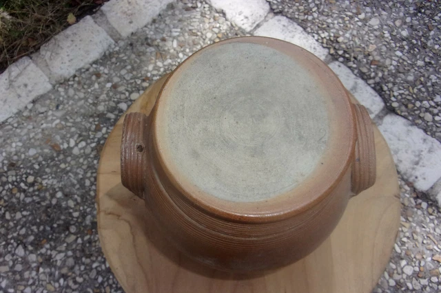ANCIEN PETIT POT en Grès N° 2 complet pour conserve ou confit EUR 17,00 ...