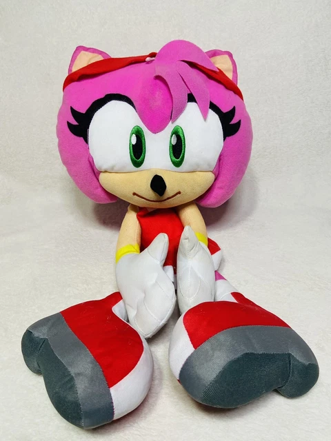 18” SONIC THE Hedgehog Amy Rose Plush Toy Factory Sonic Anniversary EUR ...