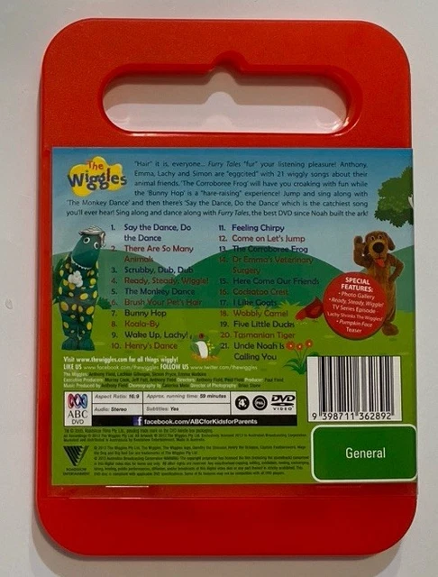 THE WIGGLES FURRY Tales DVD 2013 Childrens Kids Music Songs Dance ...