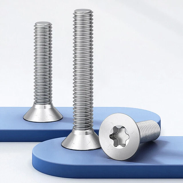 M2 M2.5 M3 M4 M5 M6 M8 Torx Flat Head Screw A2 Stainless Steel Countersunk Bolts EUR 2,54 ...