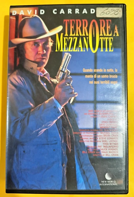 TERRORE A MEZZANOTTE - Midnight Fear ( DAVID CARRADINE - 1990 )# VHS ...