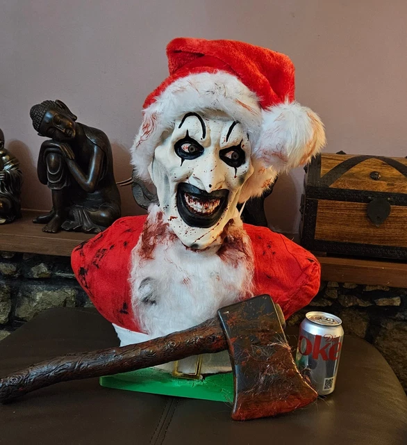 LIFE SIZE ART The Clown Terrifier 3 Bust Prop £160.00 - PicClick UK