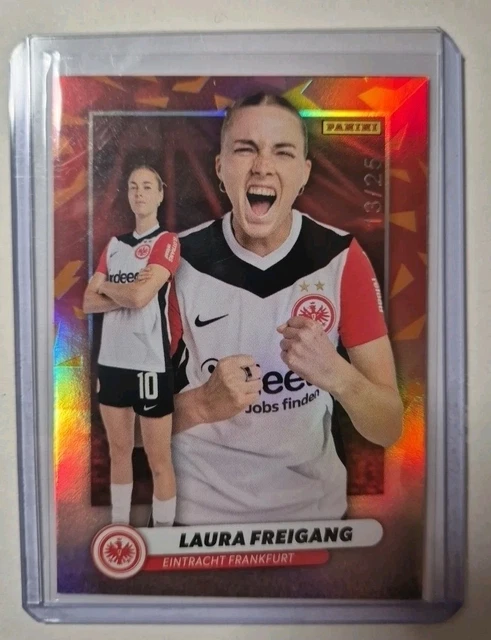 PANINI FRAUEN BUNDESLIGA 2024/25 Eintracht Frankfurt Laura Freigang ...