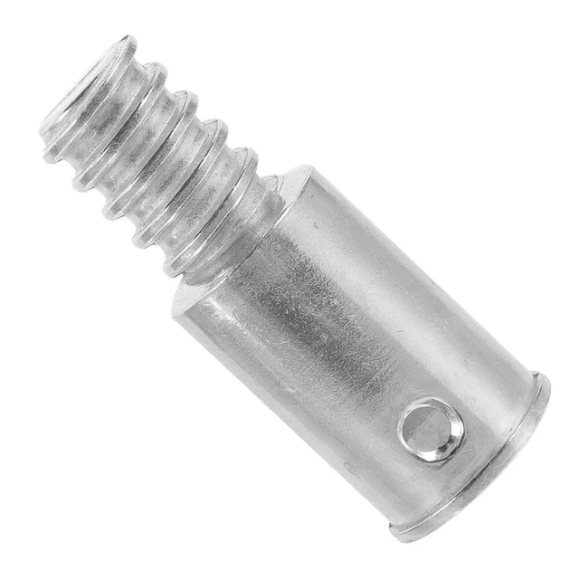 BROOM HANDLE THREADED End Threaded Tip Replace Metal Threaded Tip ...