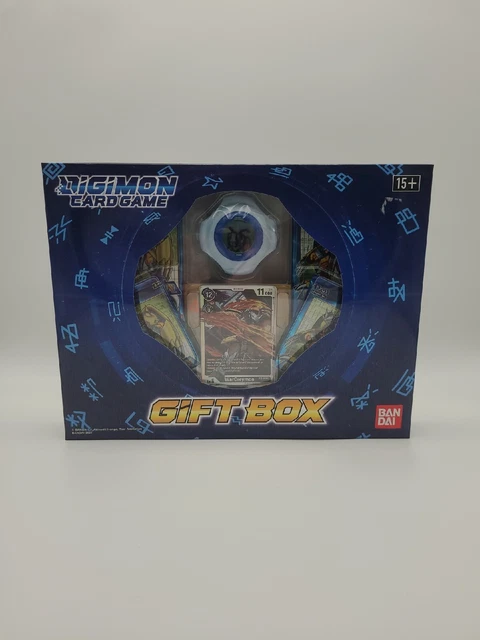 DIGIMON CARD GAME Gift Box 2021 Bandai TCG mit Digivice Memory Counter ...