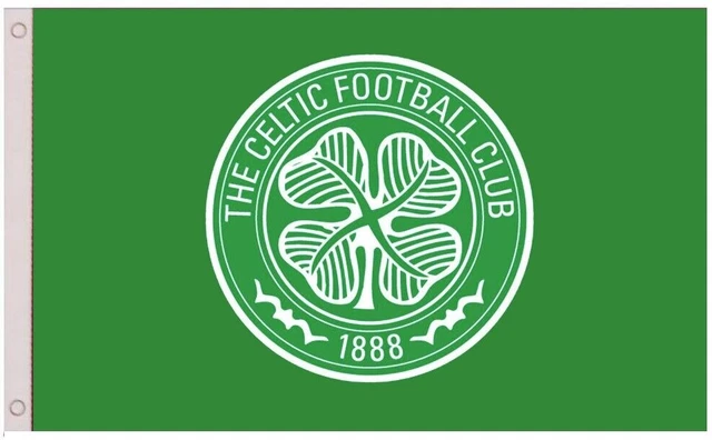 CELTIC CREST FLAG Official Merchandise Glasgow Football FC 5FT x 3FT ...