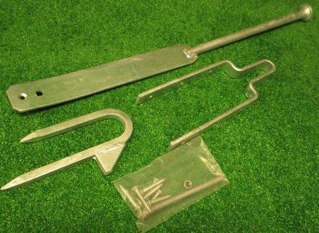 GALVANISED FIELD GATE Hunting Spring Latch Set £22.60 - PicClick UK