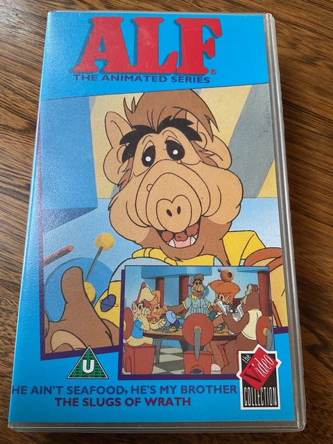 ALF THE Animated Series VHS Tape with 2 episodes (U rating) Runtime 46 ...