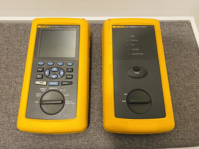 FLUKE NETWORKS DSP-4000 Cable Analyzer Tester Cat5e EUR 299,00 ...