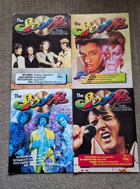 THE STORY OF POP LOT4 1973 THE DOORS JAMES BROWN Elvis Jimi Hendrix 70s ...