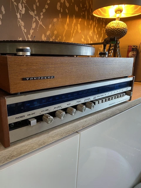 THORENS TD 150 HIFI Record Player with Leak Speakers & Tandberg FM ...