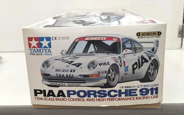 TAMIYA PORSCHE 911 Pia TA03R-S 1/10 Electric RC 4WD Racing Car Belt ...