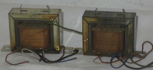 2 AUSGANGSÜBERTRAGER OUTPUT transformer Tube amp EL 42 EL95 EL84 506 ...