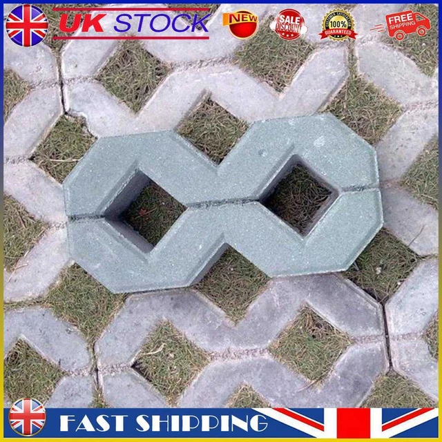 CONCRETE PAVEMENT MOLD DIY Path Paving Cement Brick Road Mould (8 ...