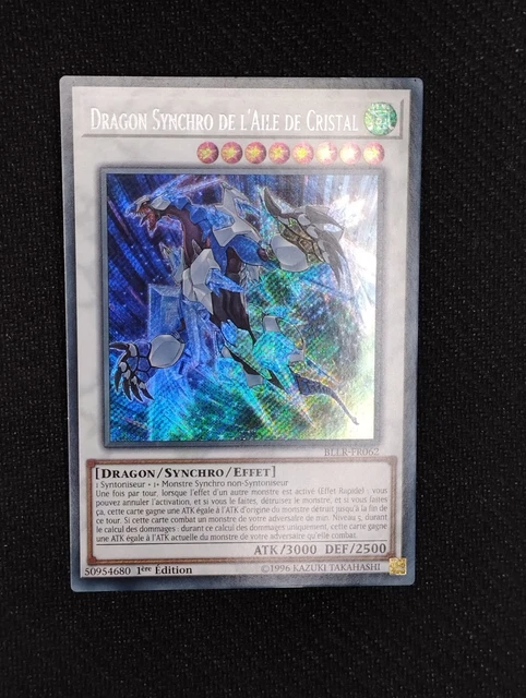 CARTE YU-GI-OH DRAGON Synchro De L'Aile De Cristal BLLR-FR062 SE EUR 8,00 - PicClick FR