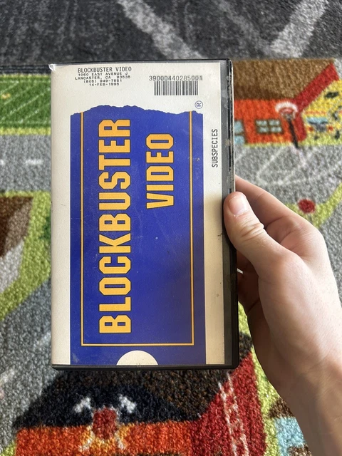 SUBSPECIES RARE BLOCKBUSTER Clamshell HTF Vhs Horror £11.29 - PicClick UK