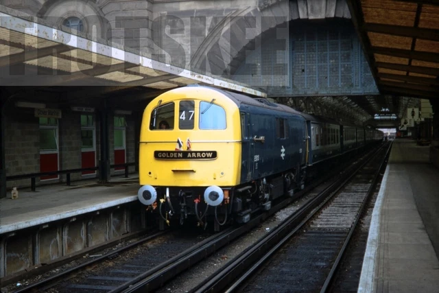 35MM SLIDE BR British Rail Electric Loco Class 71 E5013 Dover Golden ...