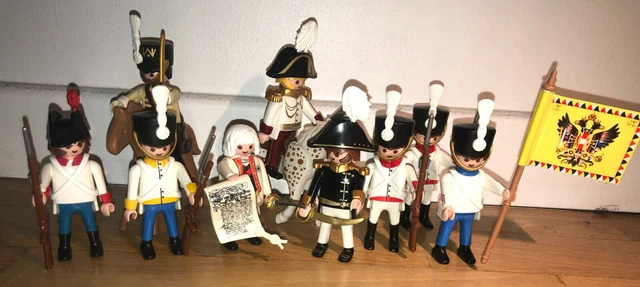 715 PLAYMOBIL CUSTOM 1ER EMPIRE NAPOLEON AUSTERLITZ AUTRICHIENS 2 C + 7 ...