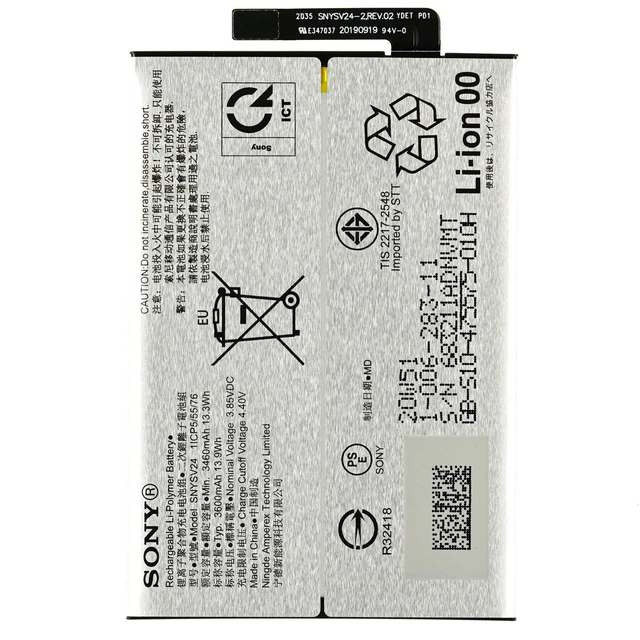ORIGINAL SONY XPERIA 10 II XQ-AU51 AU52 Batterie SNYSV24 - 3600 MAH EUR ...