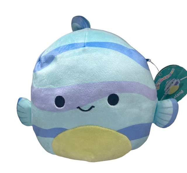 SQUISHMALLOWS LELAND FISH Plush 7.5” – Phase 16 Striped Soft Toy NEW ...