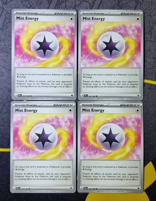 POKEMON CARD MIST Energy 161/162 ×4 Temporal Forces Playset Special ...