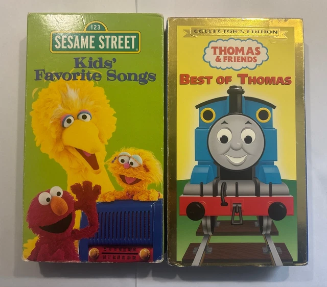 SESAME STREET: KIDS’ Favorite Songs VHS Elmo’s & Thomas & Friends Best ...