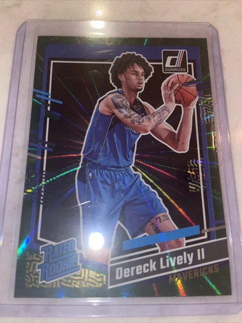 2023-24 DONRUSS DEREK Lively II Laser verde olografato Rookie RC #233 ...