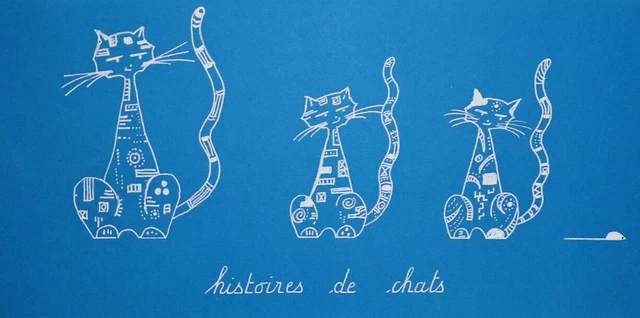 CARTE DOUBLE CHAT Anniversaire Collegue Ami Fete Esquisse Veritable ... CARTE DOUBLE CHAT Anniversaire Collegue Ami Fete Esquisse Veritable ...