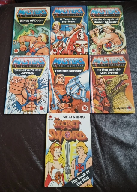 7 Ladybird Vintage 80s He Man She Ra Motu Books All 1st Editions B12 £3995 Picclick Uk