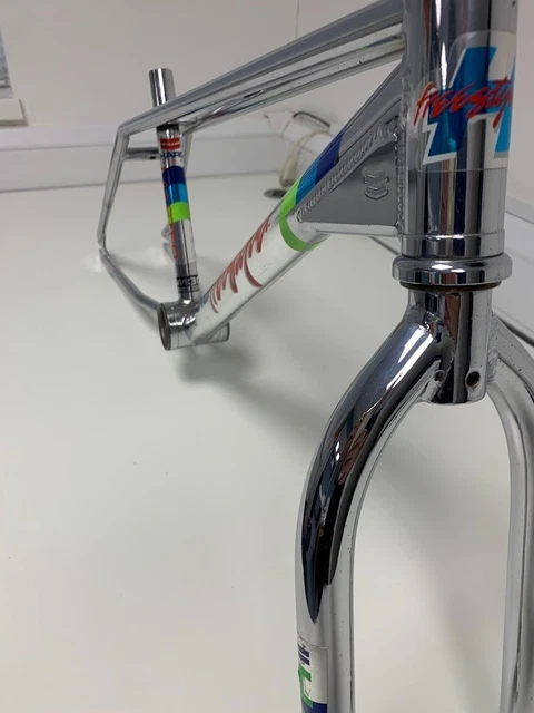 HARO MASTER FREESTYLE 1984 3rd Gen Chrome Old School BMX (Frame & Forks ...