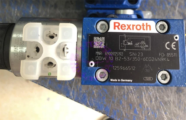 REXROTH RELIEF VALVE R900925192 DBW10B2-53/350-6EG24N9K4 £364.02 - PicClick UK
