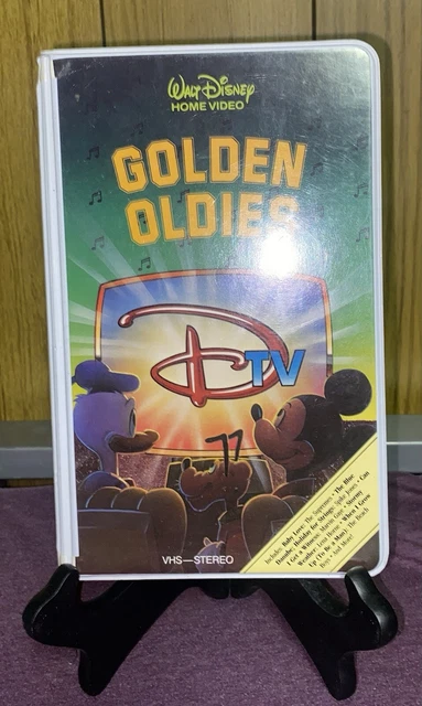 GOLDEN OLDIES VHS Tape 1984 Disney Animated Music Videos White ...