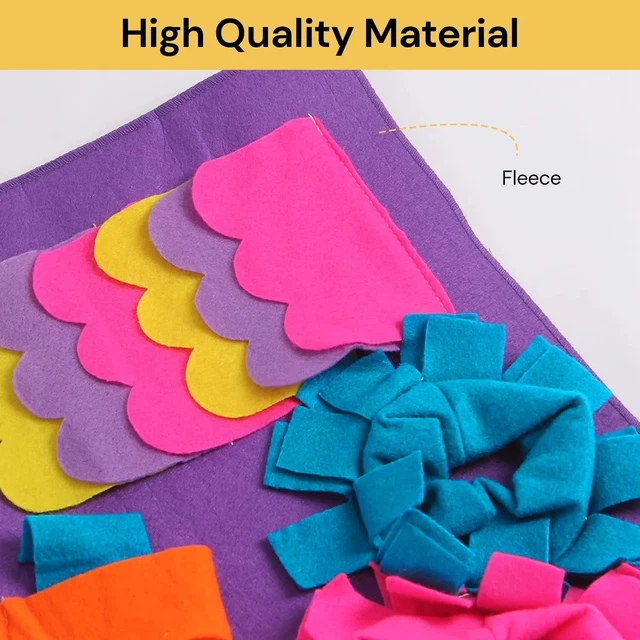NEW DOG SNUFFLE Mat Nose Training Sniffing Pads Pet Toys Feeding ...