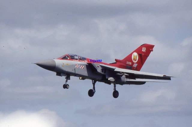 35MM AIRCRAFT SLIDE Tornado ZE839 RAF 229 OCU at Yeovilton in 1993 £3. ...