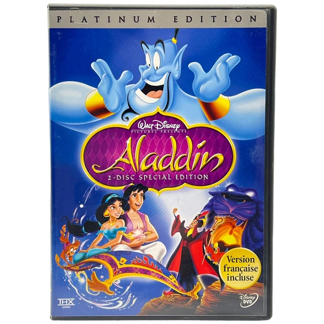 ALADDIN (DVD, 2004, 2-Disc Special Edition) Platinum Disney Robin ...