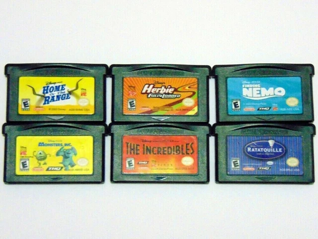 (BUNDLE) DISNEY & Pixar (Nintendo Game Boy Advance GBA) $30.99 ...