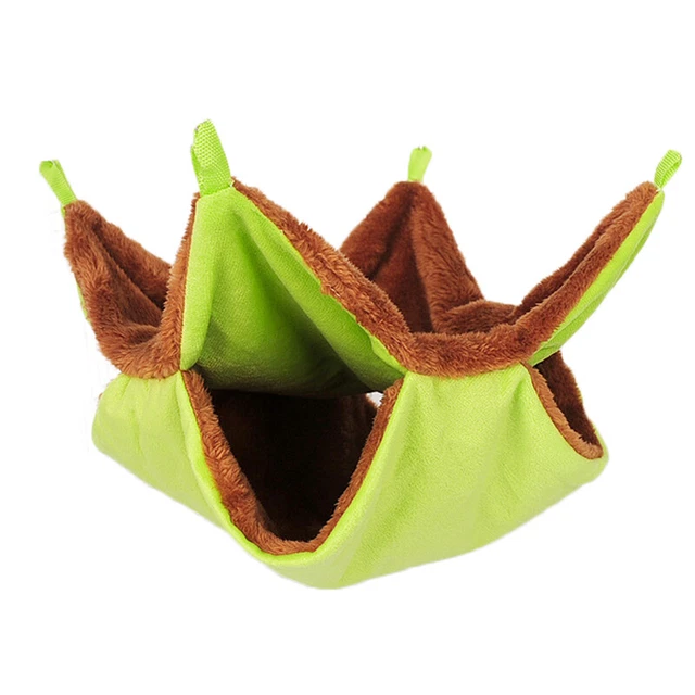 PET HAMSTER BIRD Ferret Rat Squirrel Hammock Hanging Cage Nest Bed ...